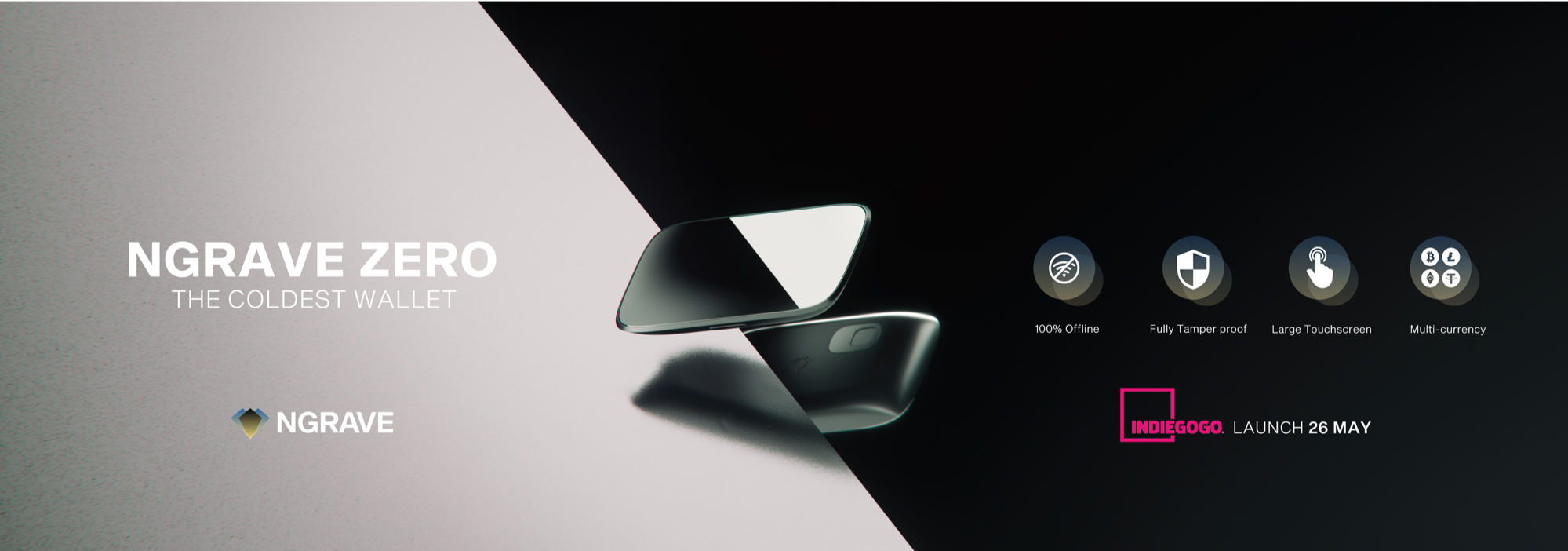 NGRAVE Launches World’s Most Secure Cryptocurrency Hardware Wallet