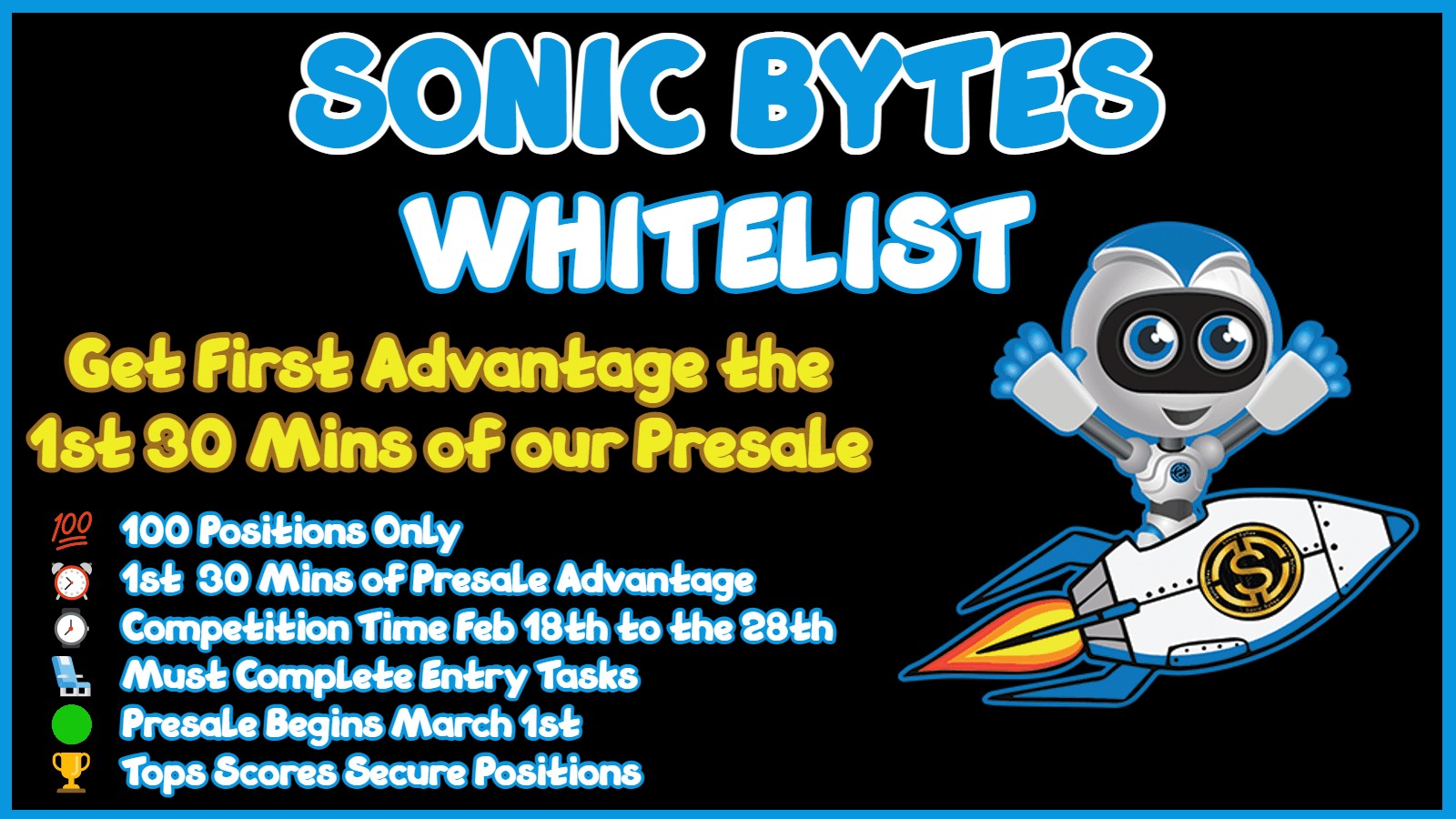 Sonic Bytes Token Presale Whitelist